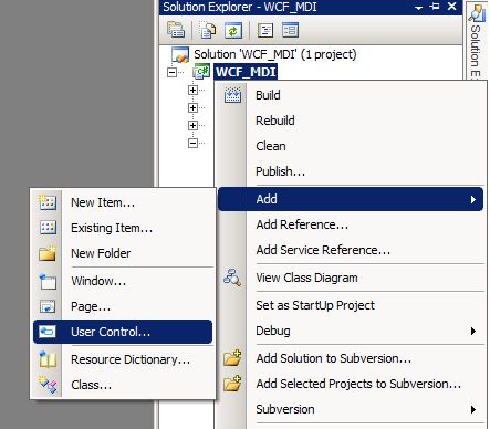 Implement Multiple Document Interface (MDI) With Menu Control in WPF